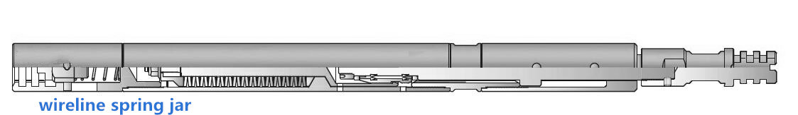 Oilfield Wireline Tools And Equipment Wireline Spring Jar 1.5" OD Alloy ...