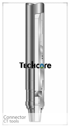 5000 Psi Coiled Tubing Tools Internal Slip Connector Slim Hole Dimple ...